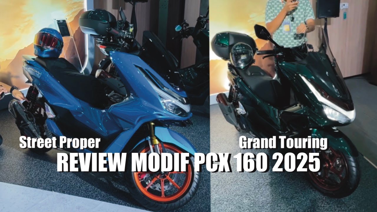 KERENAN MANA PCX 160 TERBARU MODIFIKASI STREET ATAU TOURING? - YouTube