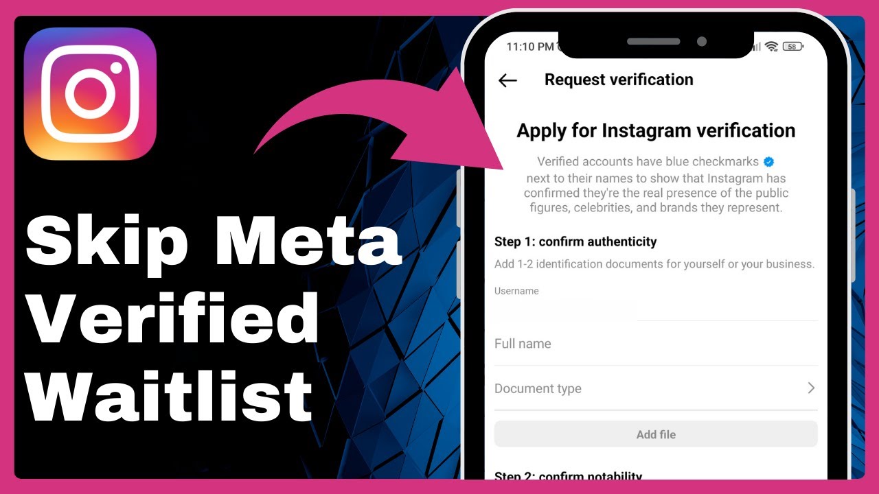 How To Skip Meta Verified Waitlist (Do This!) - YouTube