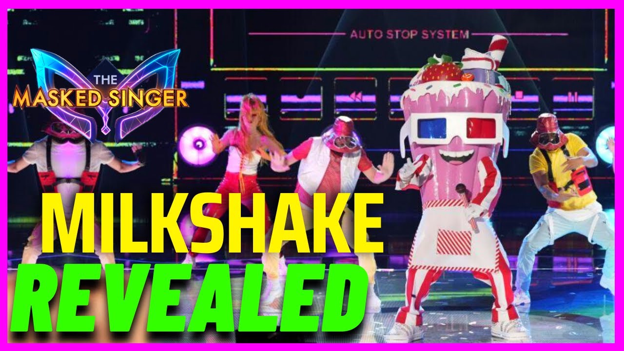 Milkshake Revealed as NFL Star On the Masked Singer - YouTube