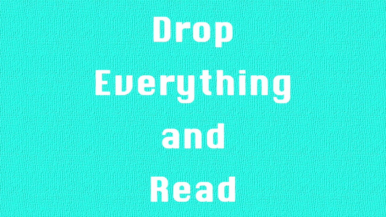 Drop Everything and Read - YouTube