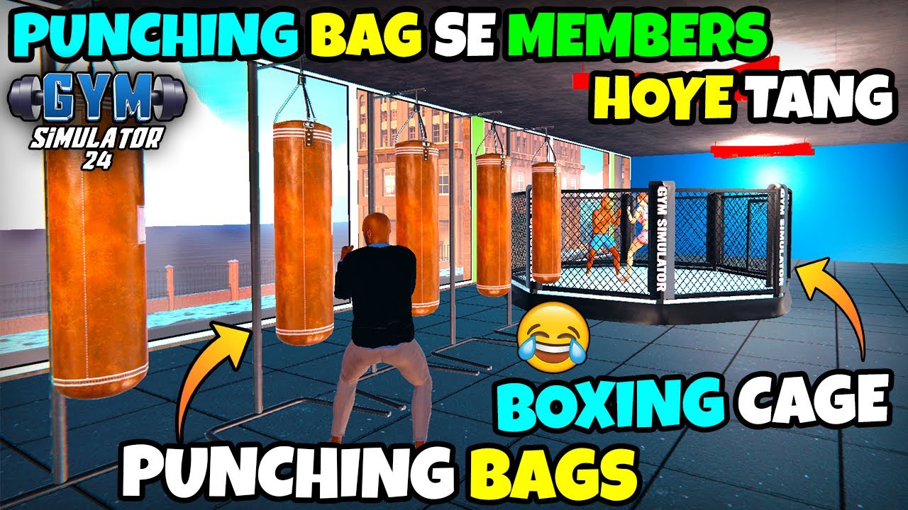 Punching Bag Se Members Hoye Pareshan😂 | Gym Simulator 24 - Part 9 ...