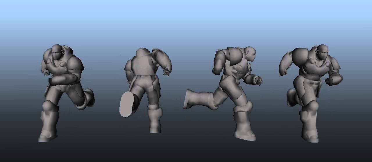 Soldier Run Cycle - YouTube