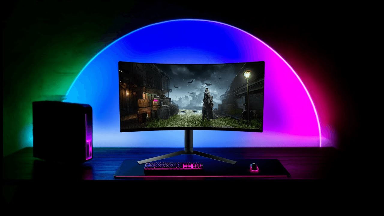 🎮Best Gaming Monitors Curved | SAMSUNG 57" Odyssey Neo G9 Series Dual ...