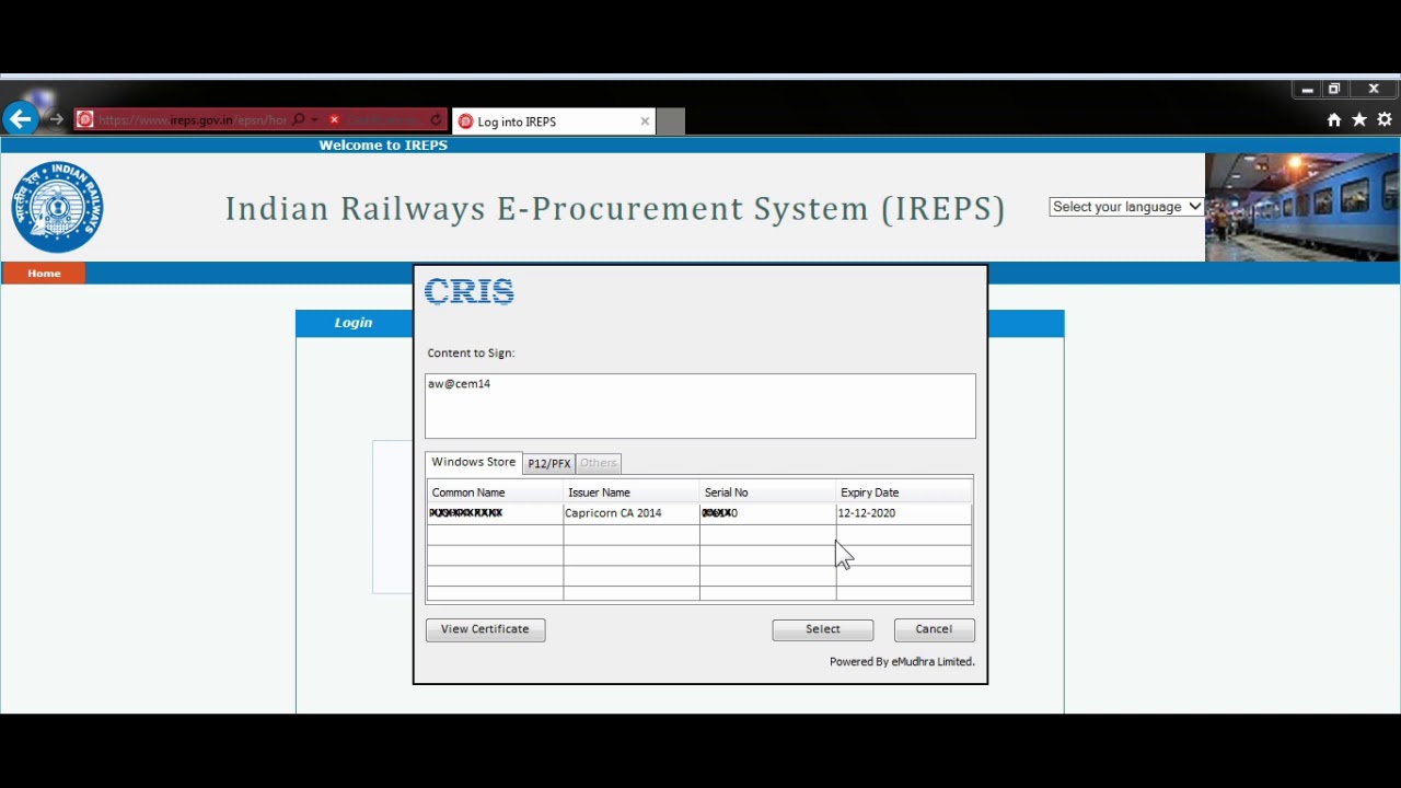 How to login in IREPS ? #ireps #tender - YouTube
