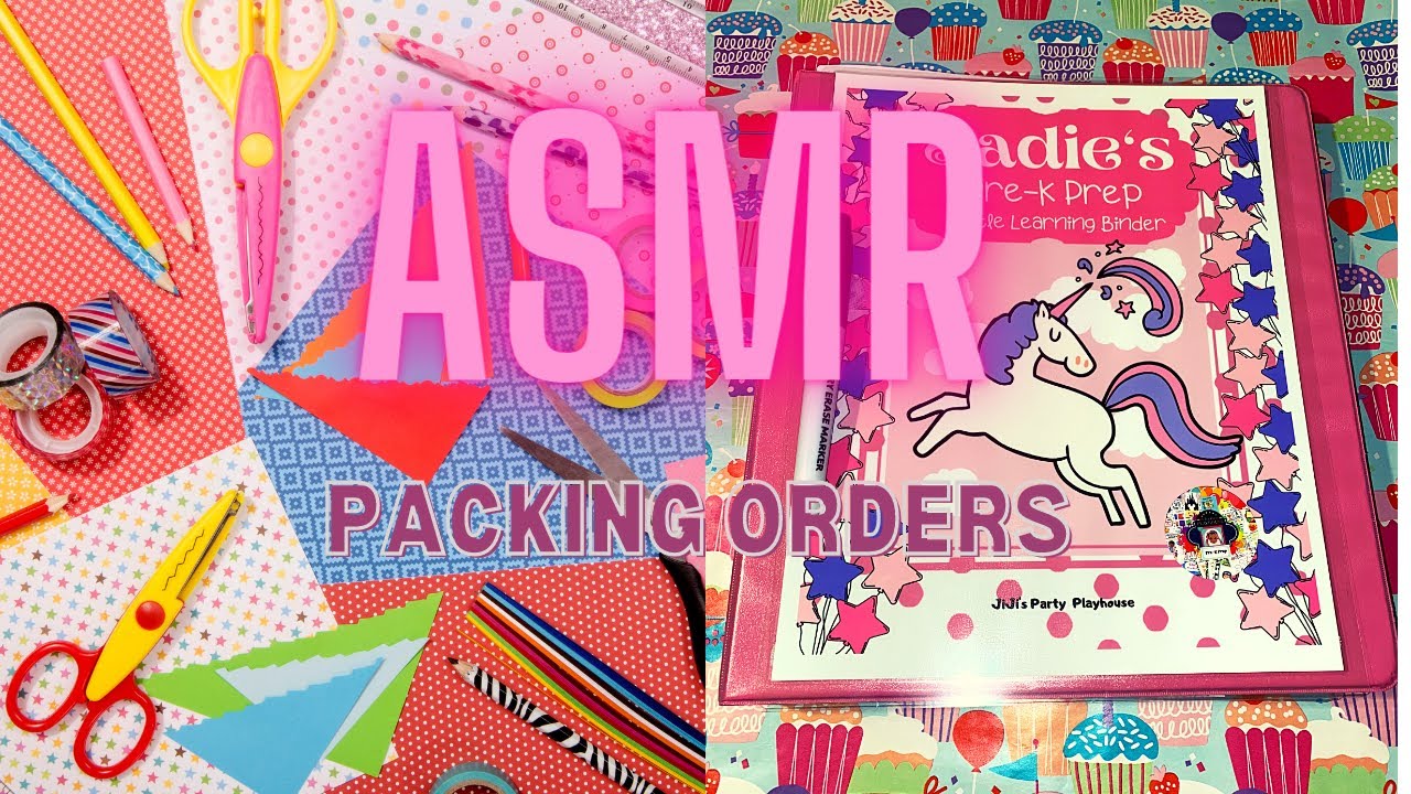 ASMR Packing Orders | ASMR Sound No Talking - YouTube