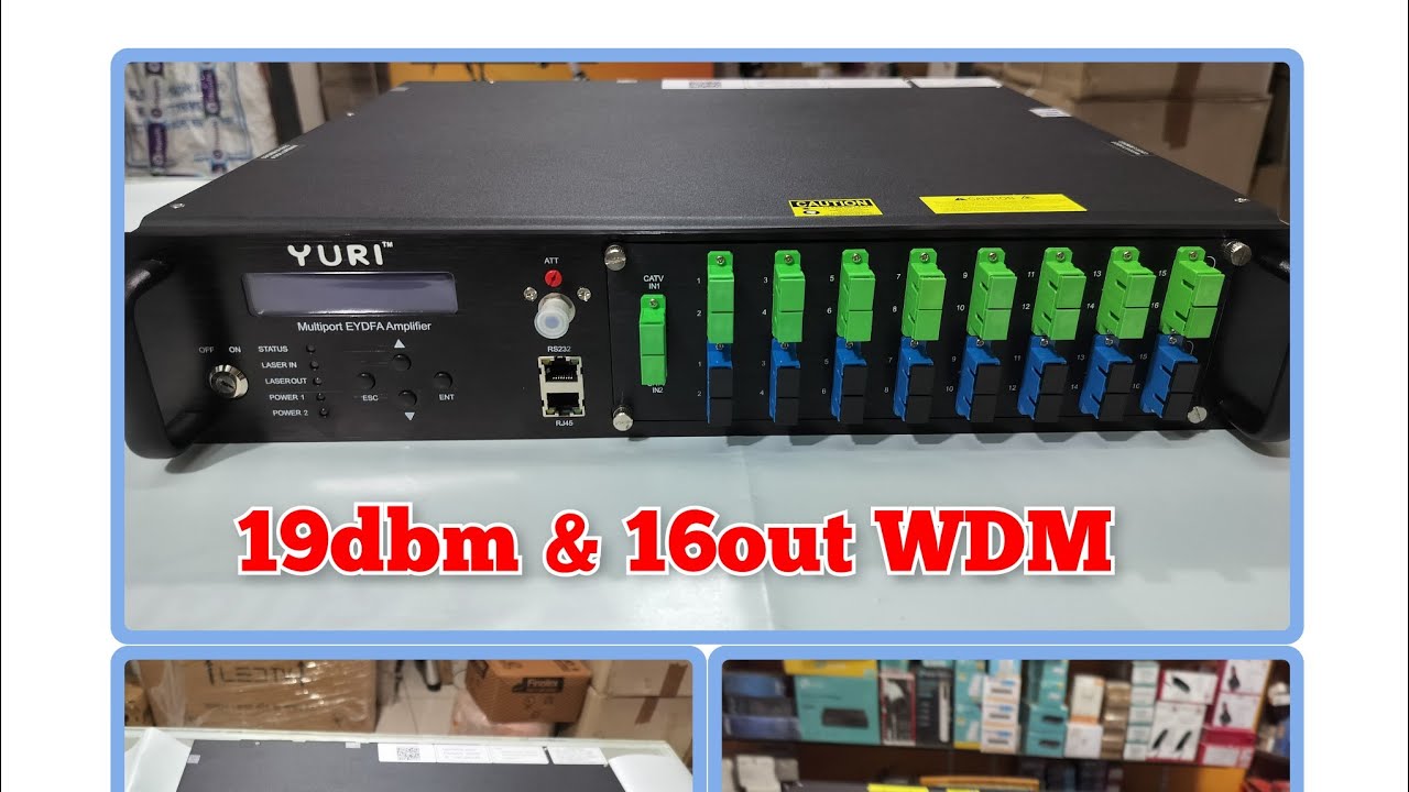 YURI WDM EDFA 19DBM*16 OUT @megacablethanjavur2439 - YouTube