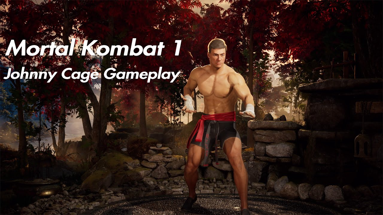 Mortal Kombat 1 Johnny Cage Gameplay (With JCVD Skin) - YouTube