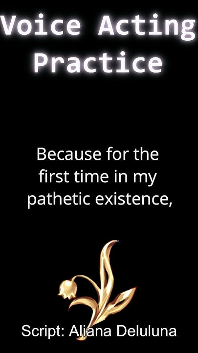 Voice Acting Practice~ enjoy my original script #voiceacting #roleplay ...