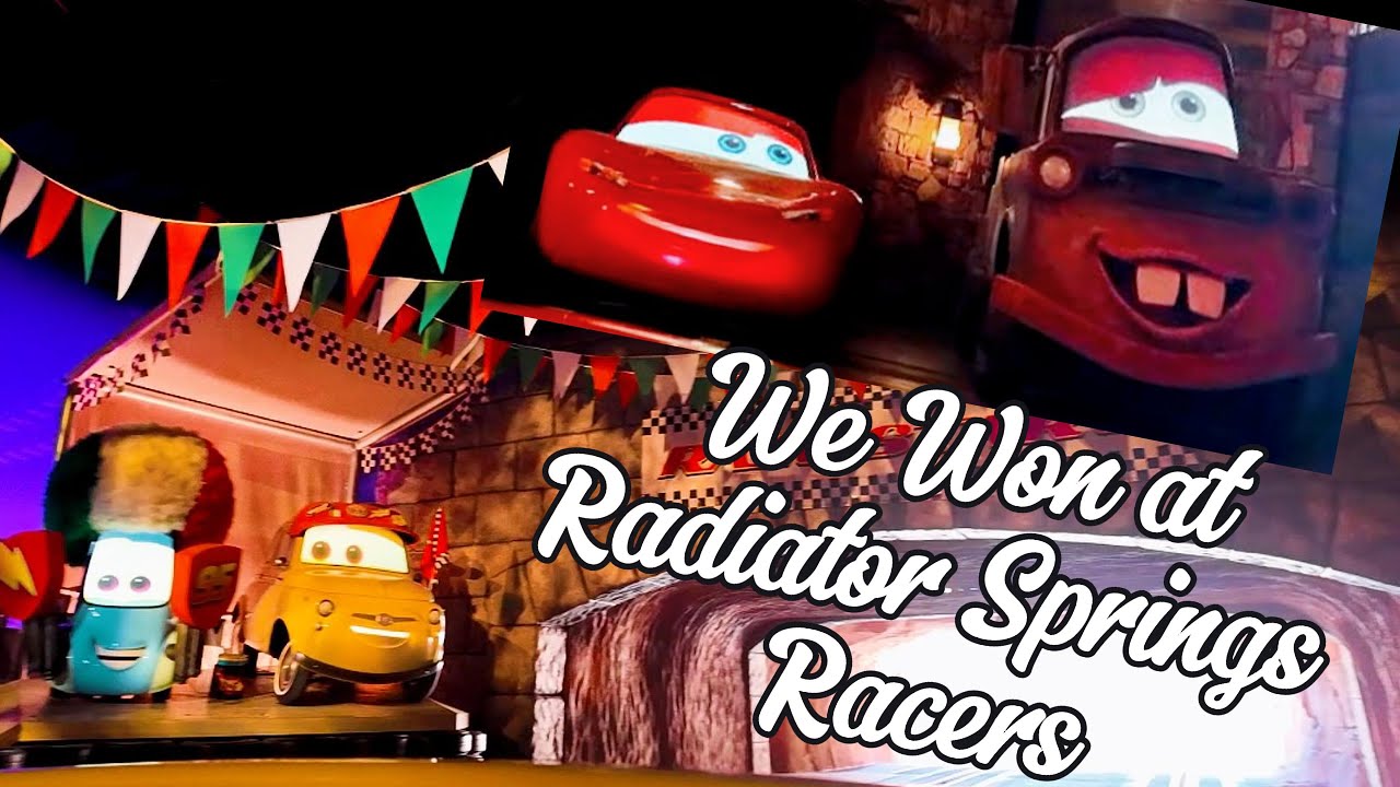 Cars Land’s Best Ride-Radiator Springs Racers Full Experience in 4K ...