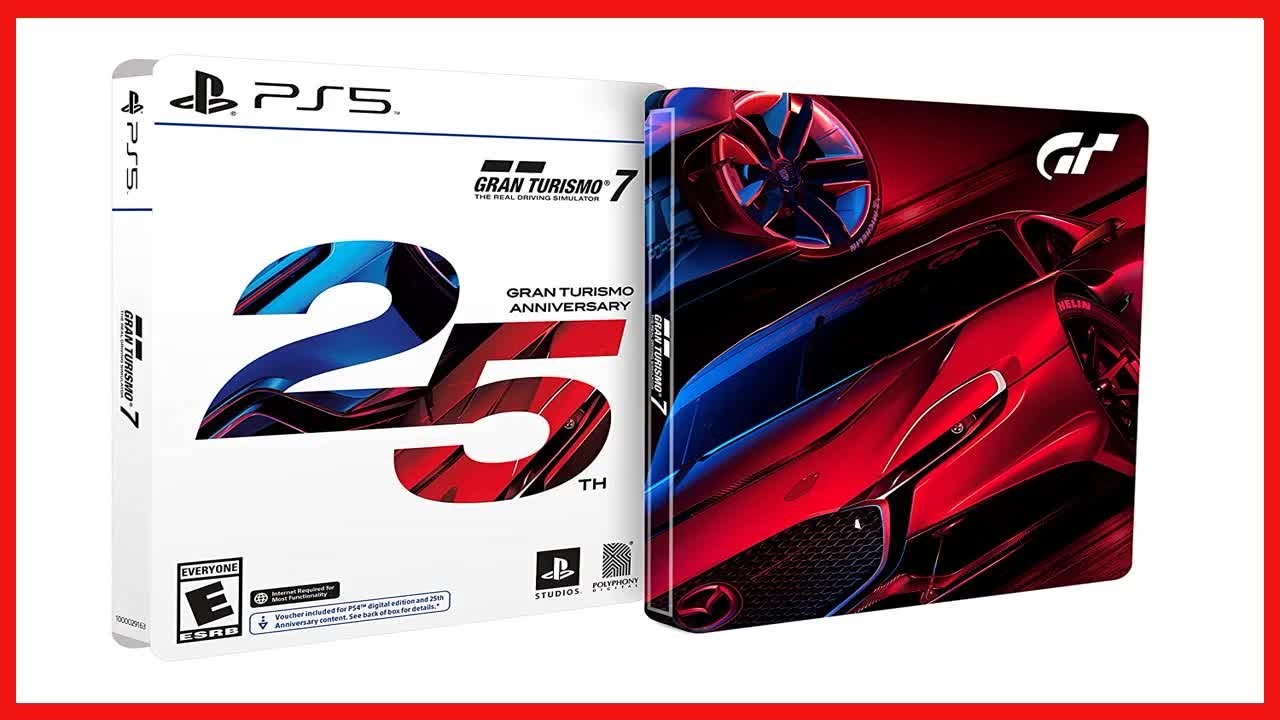 Gran Turismo 7 25th Anniversary Edition PS5 Disc & PS4 Entitlement ...