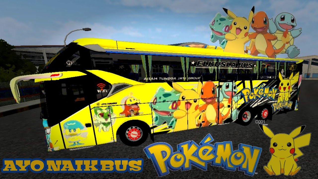BUS POKEMON TERBARU @trukdanbus5857 - YouTube