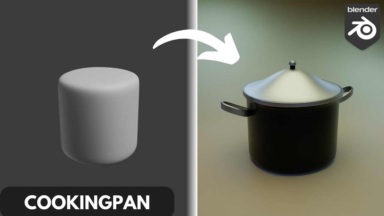 Create Simple Cooking Pan | Blender Tutorial - YouTube