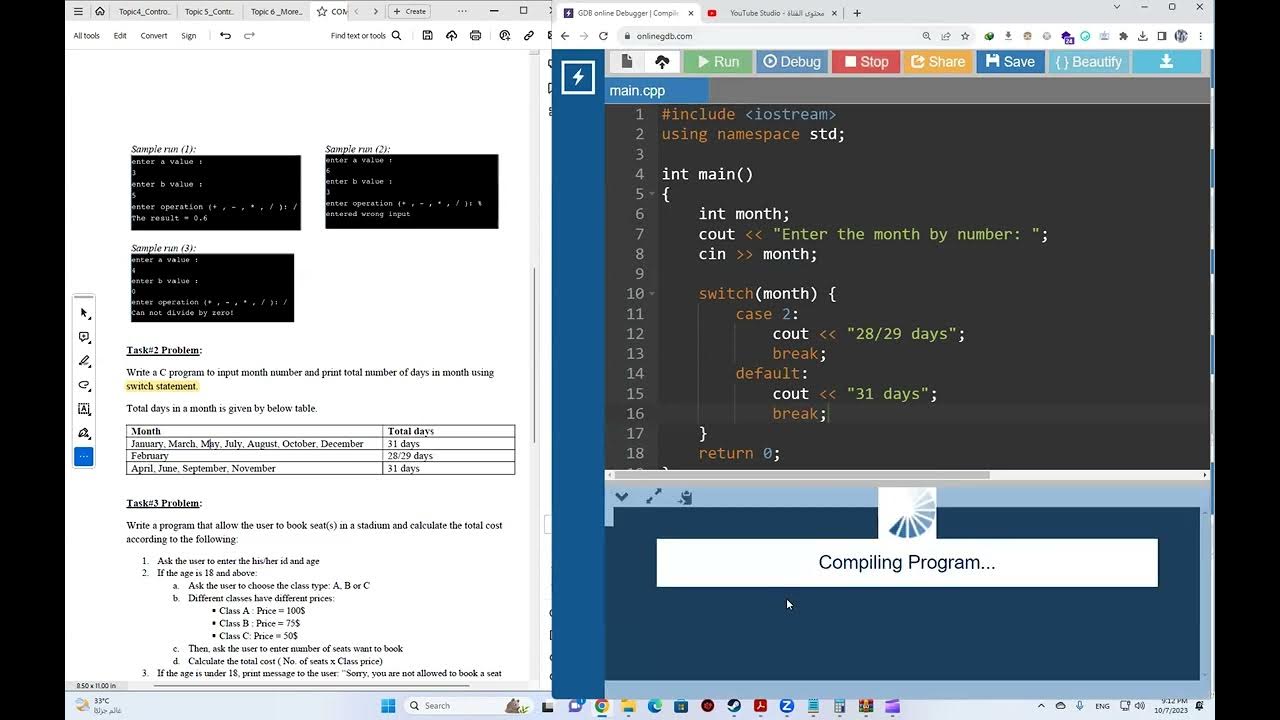 شرح تاسك 2 من Lab4 ~ شرح تفصيلي بكافة المتطلبات - YouTube