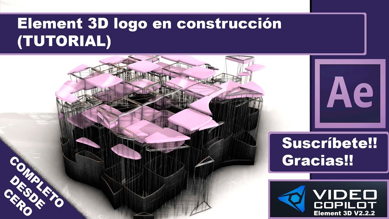 Tutorial Element 3D Logo en construcción // After Effects - YouTube