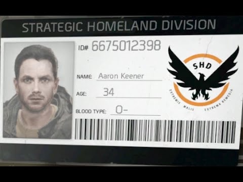 The Division: Aaron Keener File Found (IMPORTANT INFO IN DESCRIPTION ...