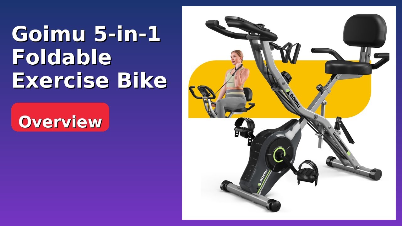 REVIEW (2025): Goimu 5-in-1 Foldable Exercise Bike. Features. - YouTube