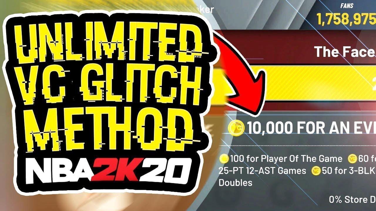 *NEW* VC GLITCH/METHOD IN NBA 2K20! FASTEST WAY TO EARN VC IN NBA 2K20 ...