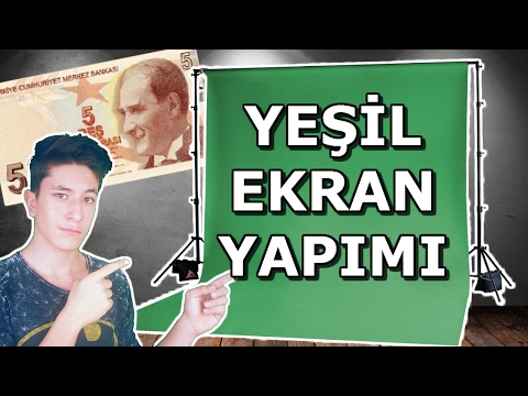 3 DAKİKADA TRİPODLU GREEN SCREEN YAPIMI / YEŞİL EKRAN NASIL YAPILIR ?