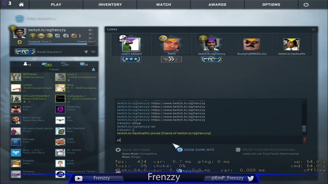 OLD CS:GO MENU *CS:GO MENU FROM BACK WHEN IT WAS STILL YOUNG* - YouTube