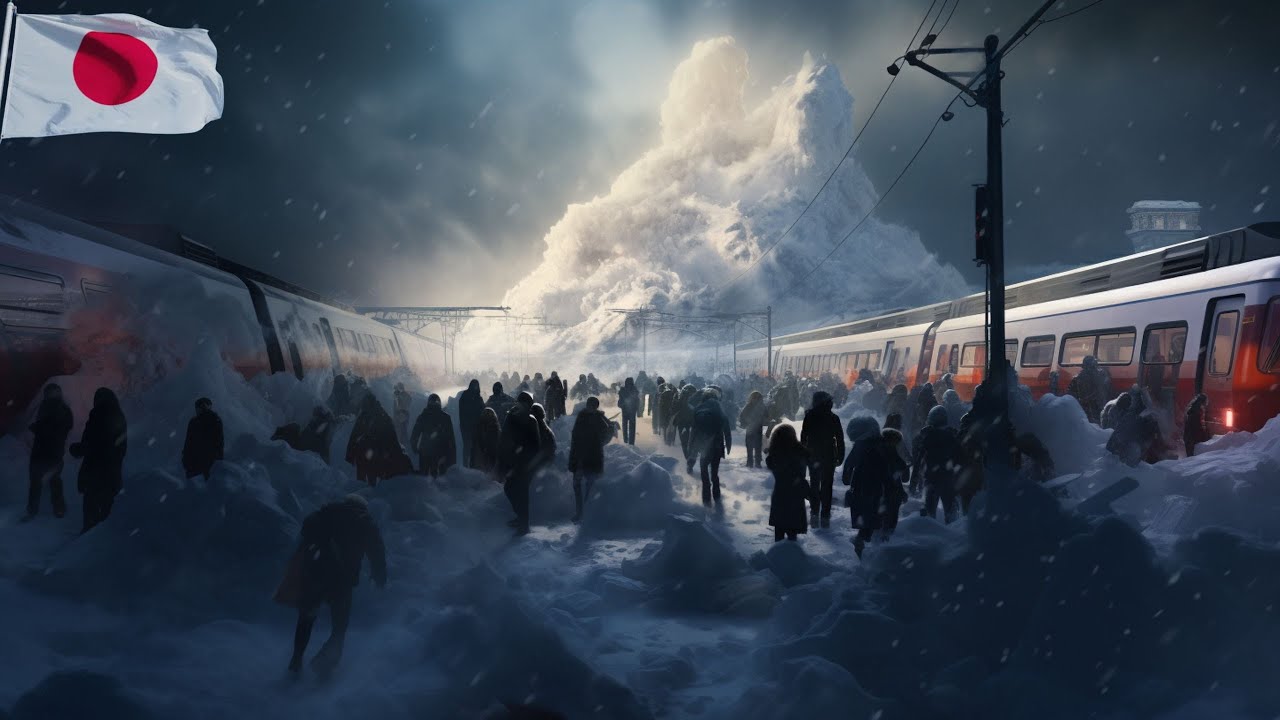 Snow brings Japan to a standstill! Heavy snowfall paralyzes Tokyo ...