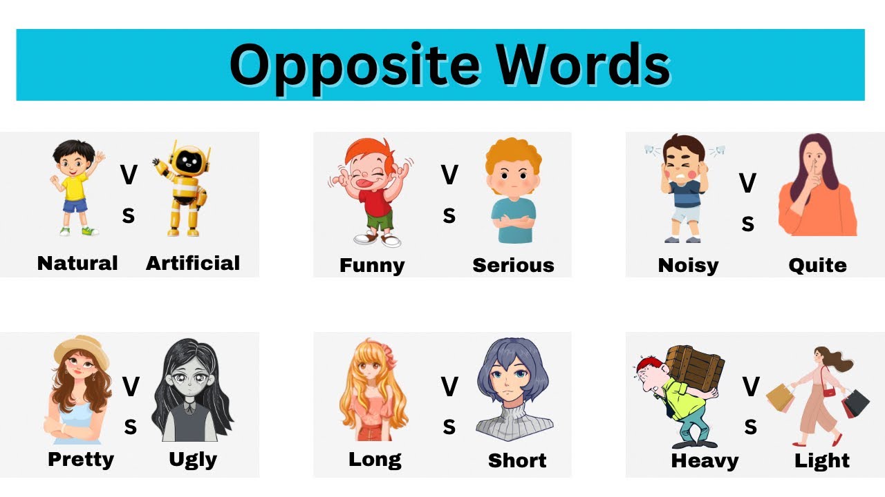 Opposite Words | English Vocabulary | Educational Video #oppositewords ...