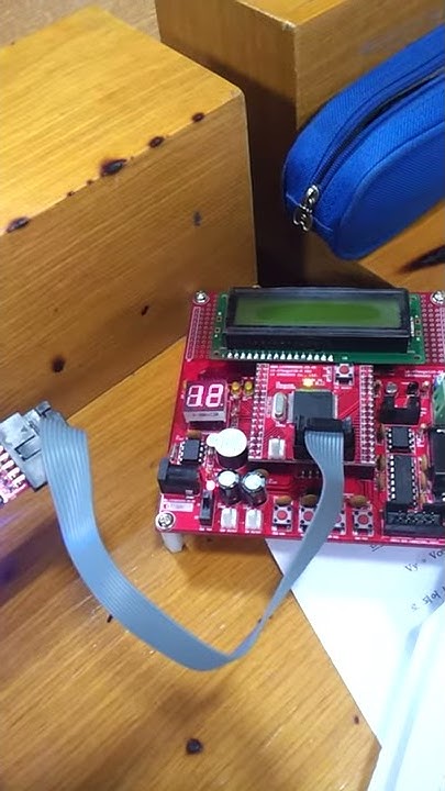 Dynamic display with Atmega128 - YouTube