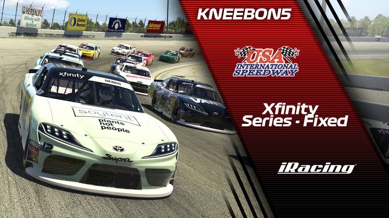 Xfinity Series Fixed - USA Speedway - iRacing eNASCAR - YouTube