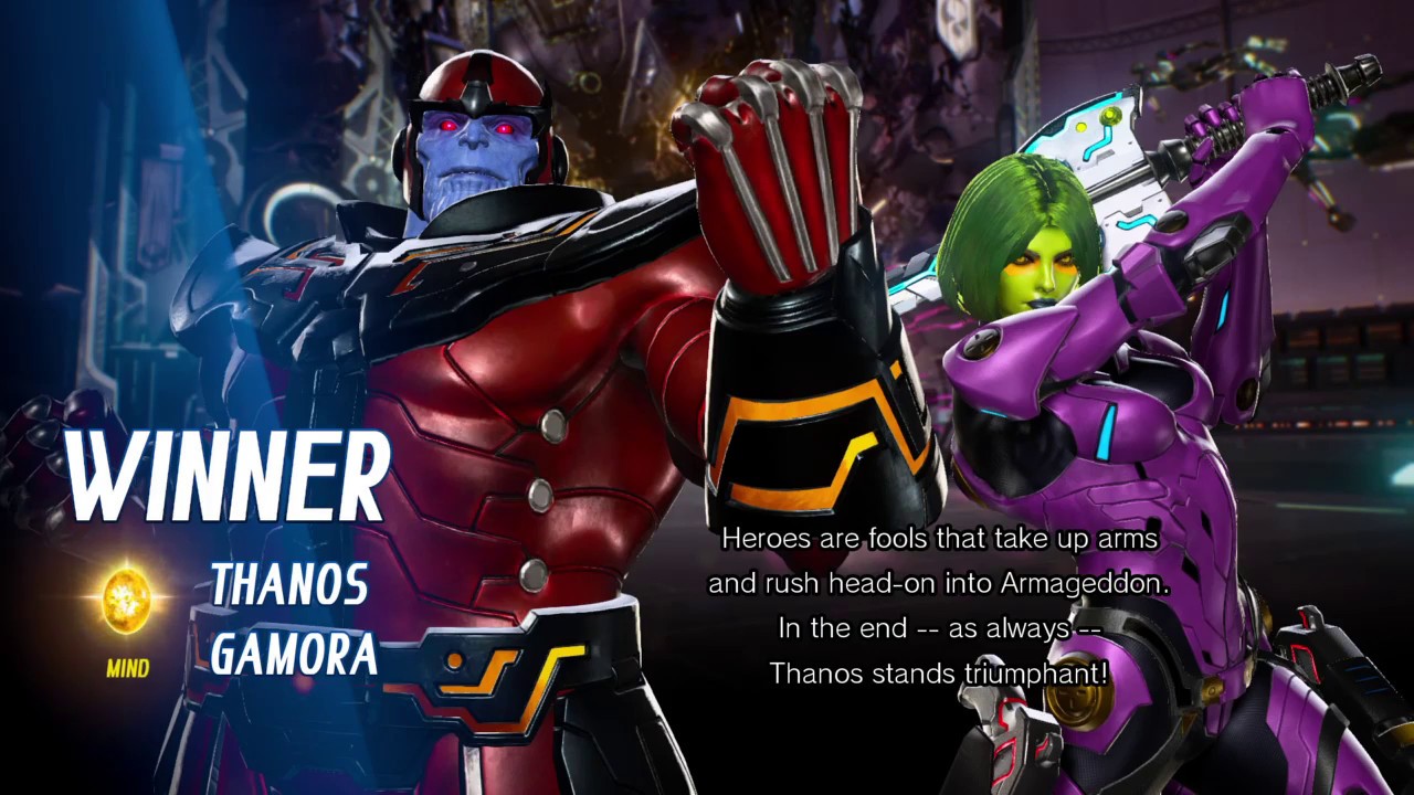 MARVEL VS CAPCOM INFINITE Thanos & Gamora (Arcade) I want Nebula - YouTube