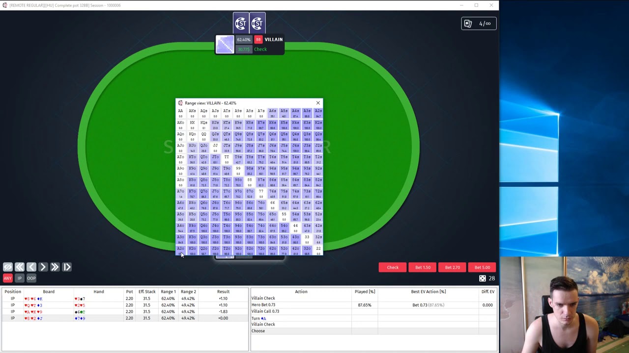 GTO MTT Training Pack Review in Simple GTO Trainer - YouTube