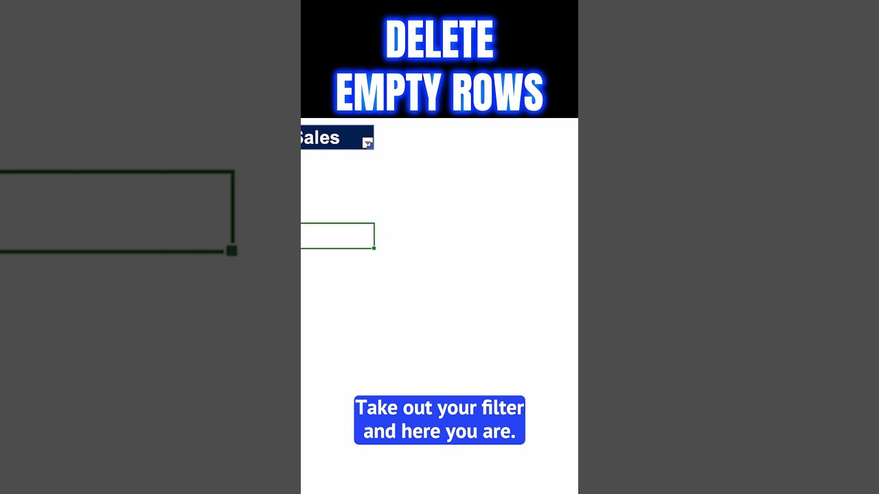 2 Ways How To Delete Empty Rows In EXCEL YouTube 2 Ways How To Delete Empty Rows In EXCEL YouTube