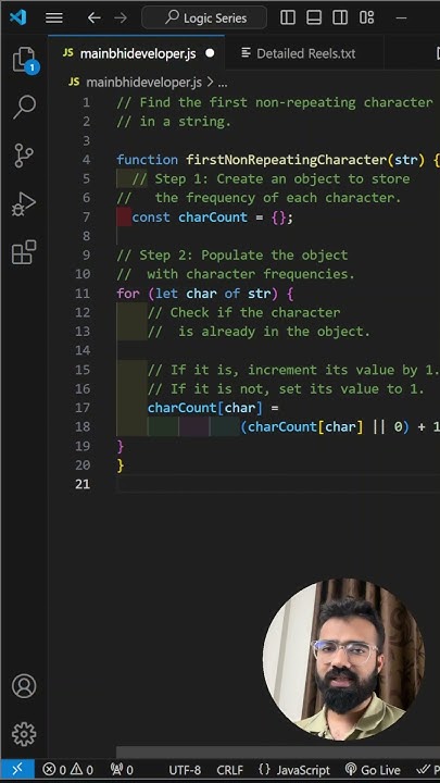 Logic Building Series 14 With Detailed Answer Codinginterview Coding Fresher Youtube