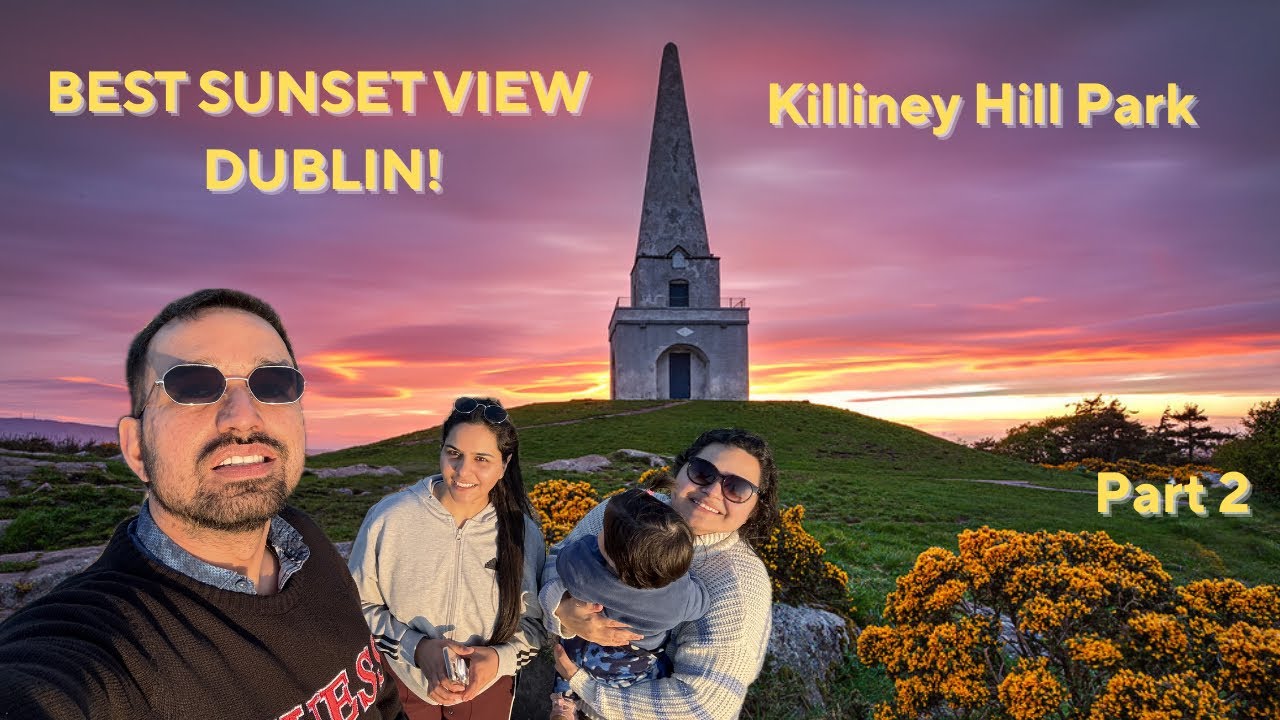 Killiney Hill Viewpoint | Sunset Over the Irish Sea - YouTube