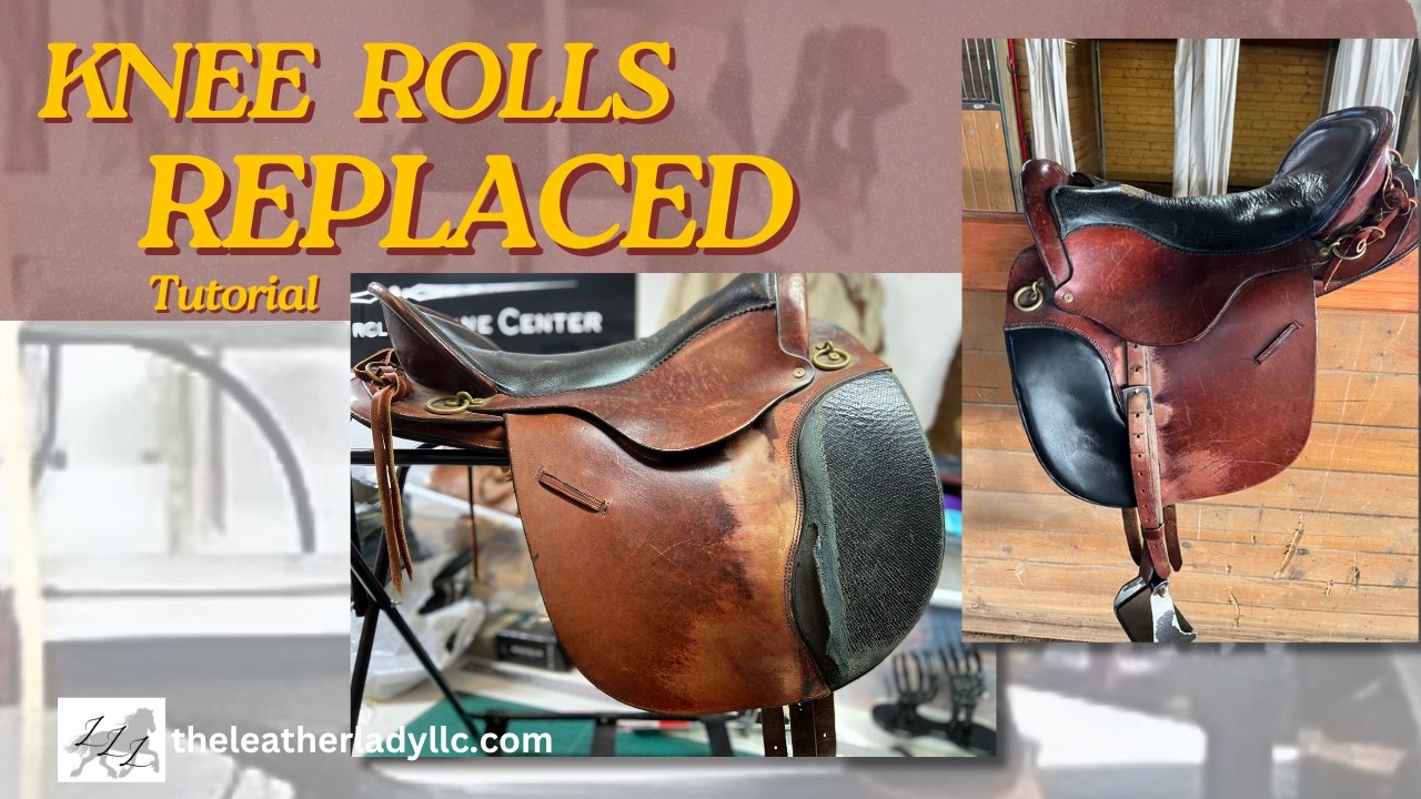 KNEE ROLLS - ARE YOUR SADDLE'S KNEE PADS WORN OUT ? Check this Tutorial ...