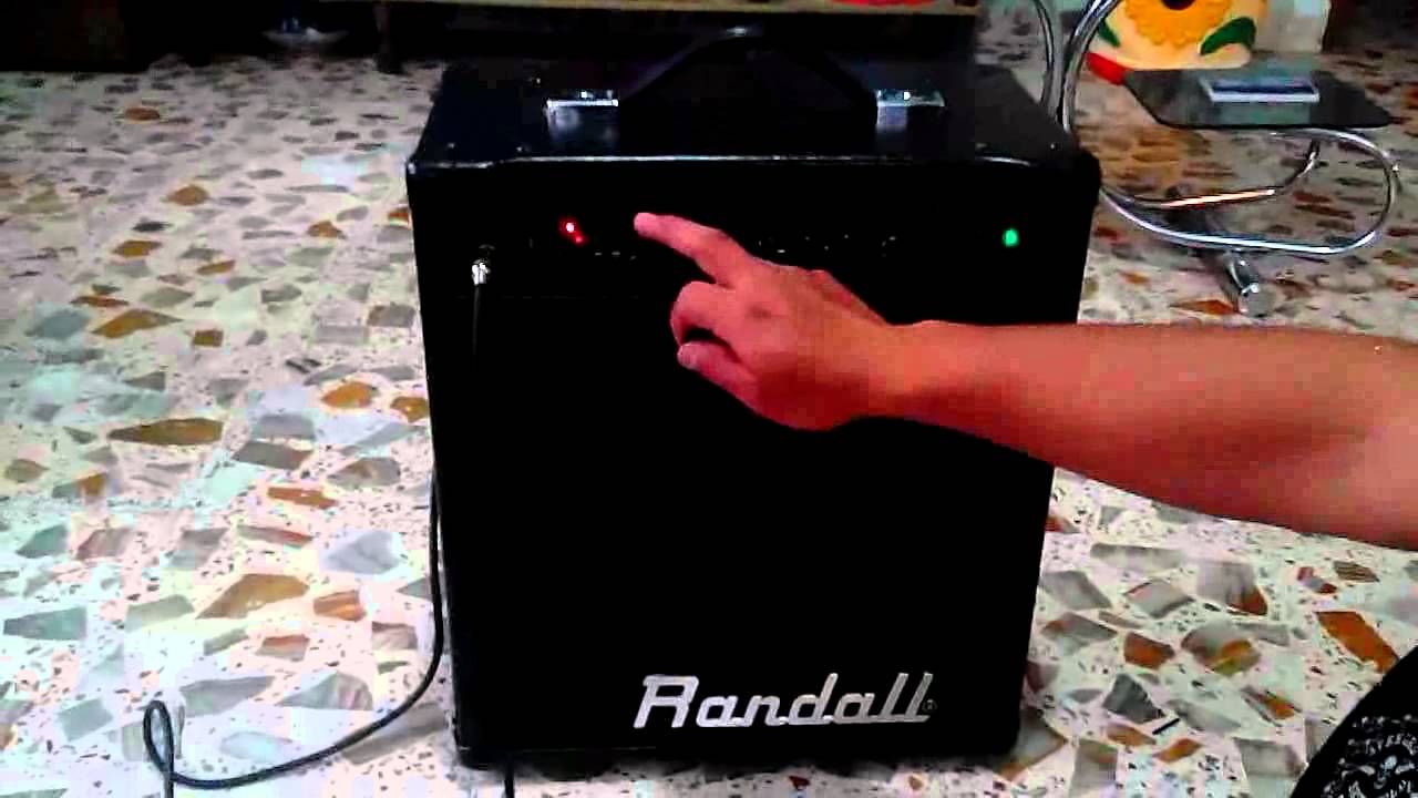 Ampli Randall V2xm Scott Ian signature - YouTube