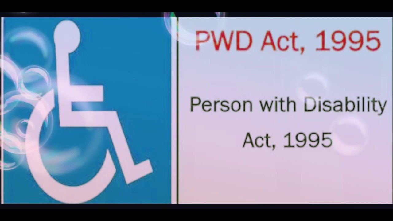 Disability,pwd 1995 और दिंव्यागता का 7 प्रकार - YouTube