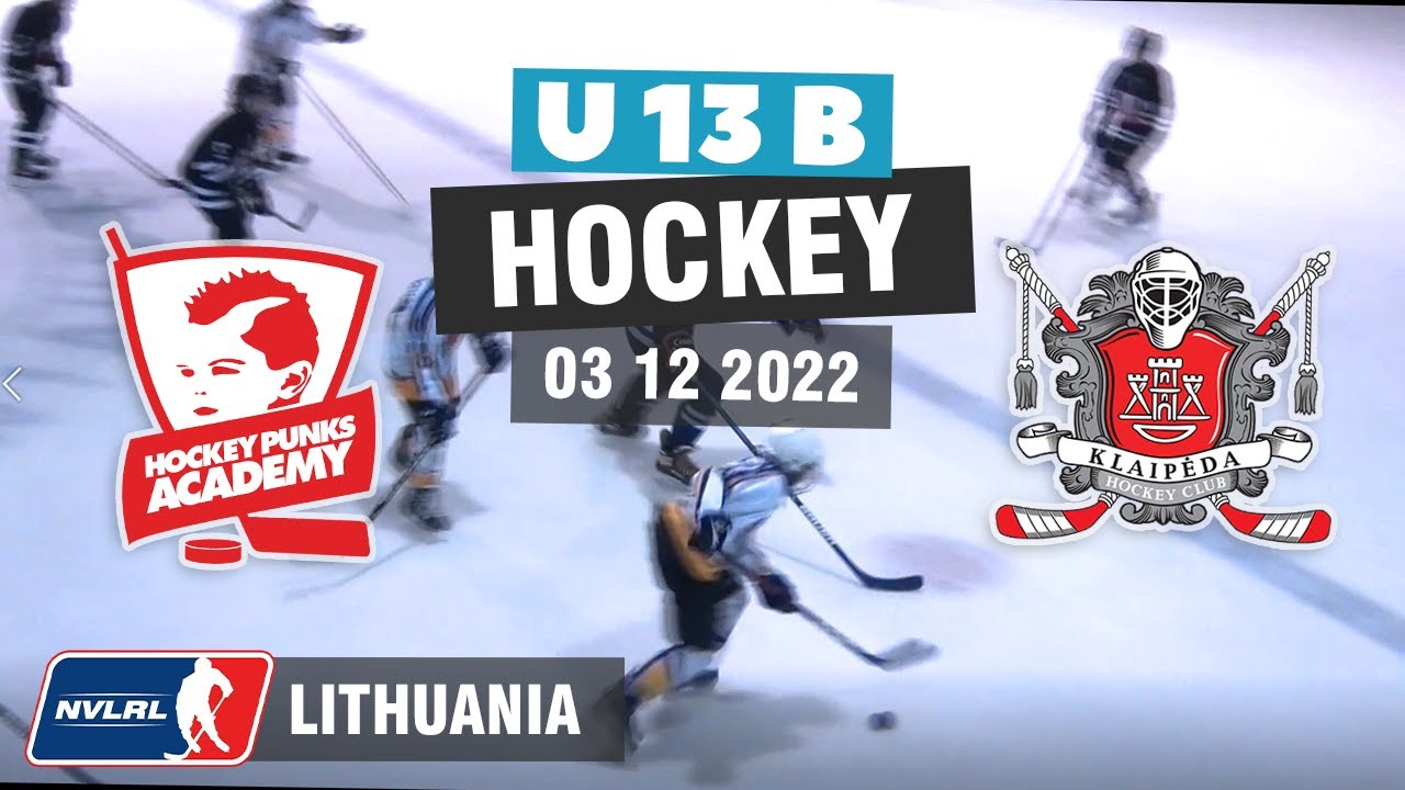 U13B Hockey Punks - HC Klaipėda 2022.12.03 - YouTube