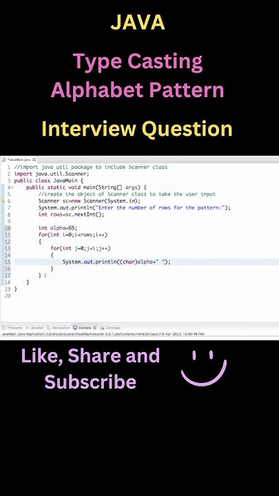 😍Type Casting Java 😍#shorts🔥 - YouTube
