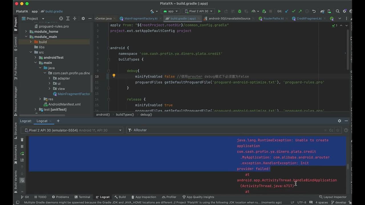 com alibaba android arouter exception HandlerException: Init provider failed! - YouTube