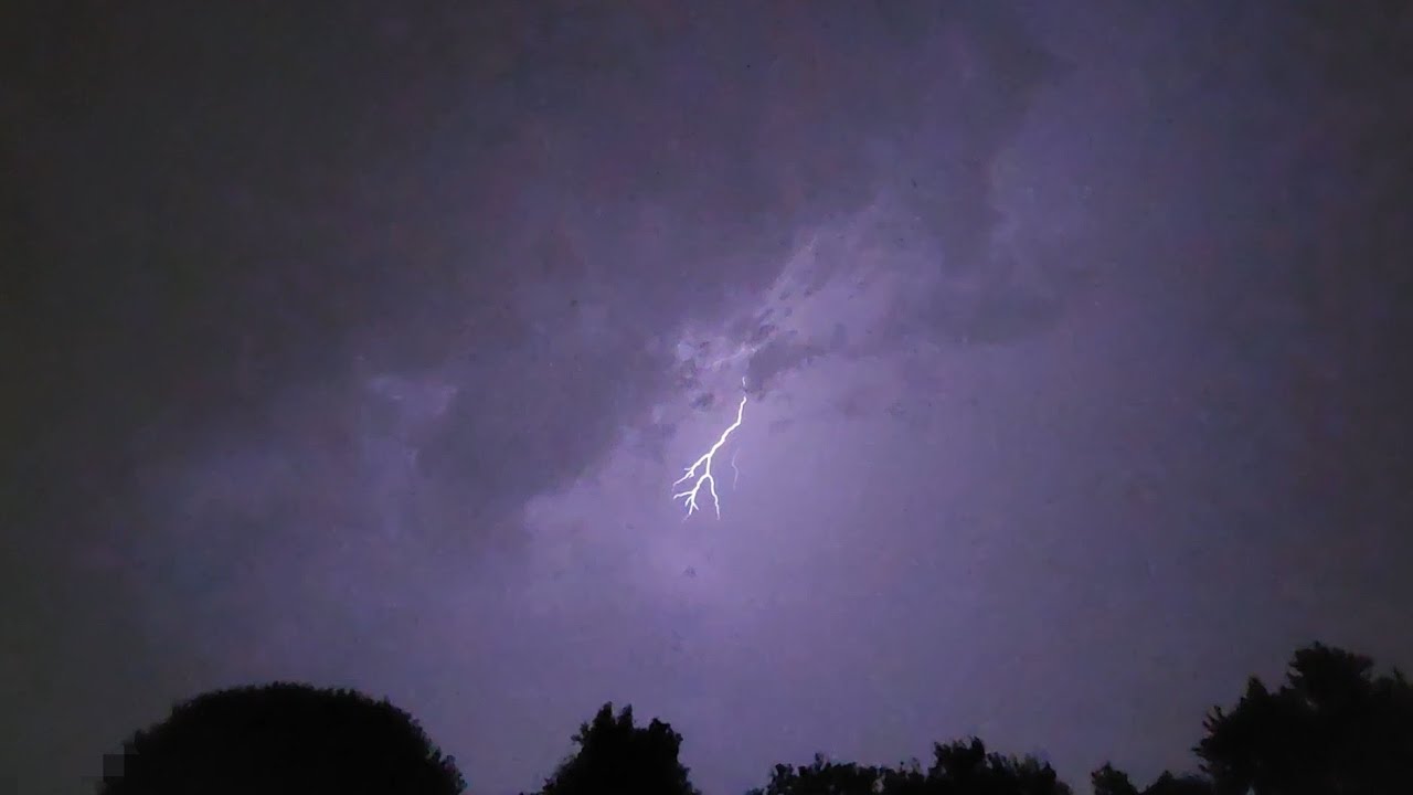 Endless thunder and lightning as this late storm rolls in. - YouTube