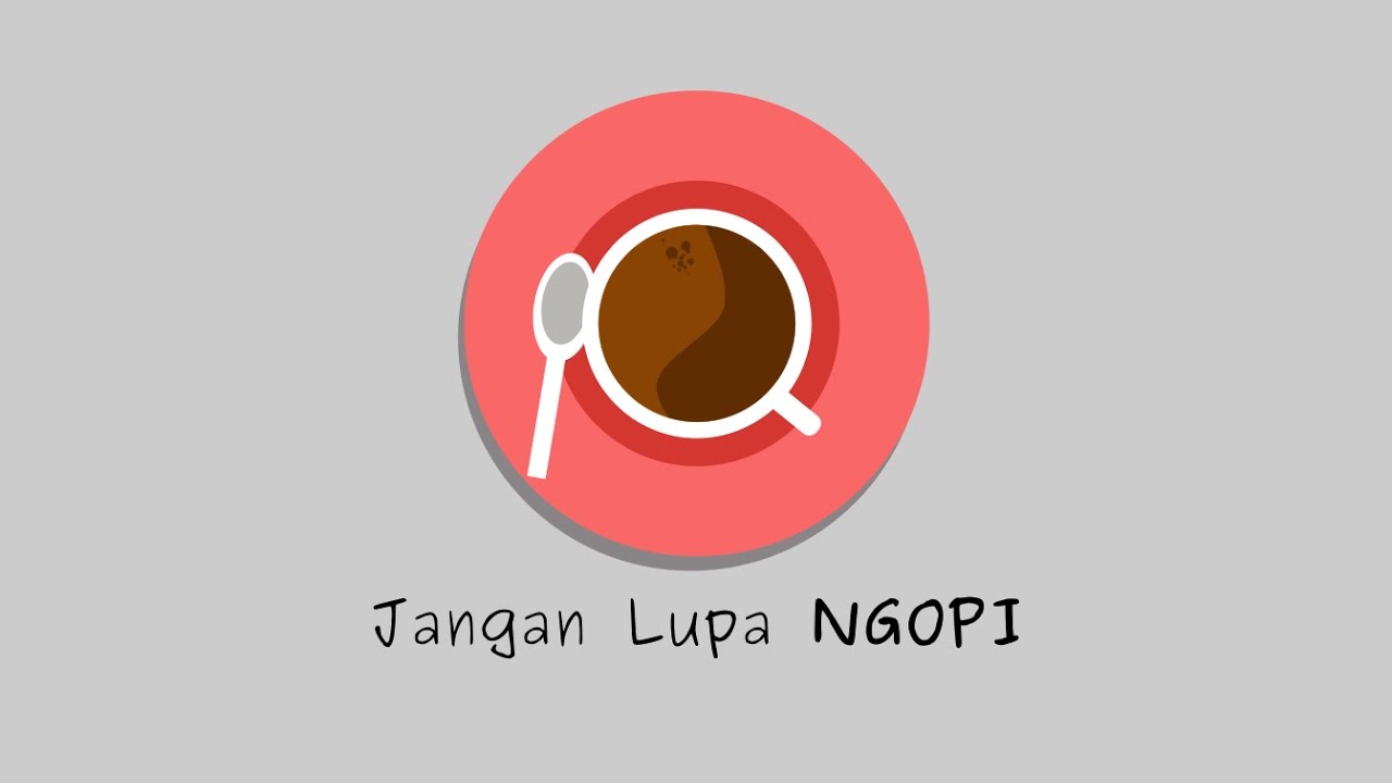 Inkscape Tutorial - How to make Coffee Cup Flat Design - YouTube