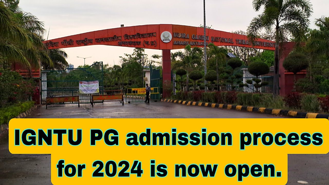 IGNTU PG Admission 2024/ Cuet Pg Admission 2024/ #igntu #Pg #cuet2024 # ...