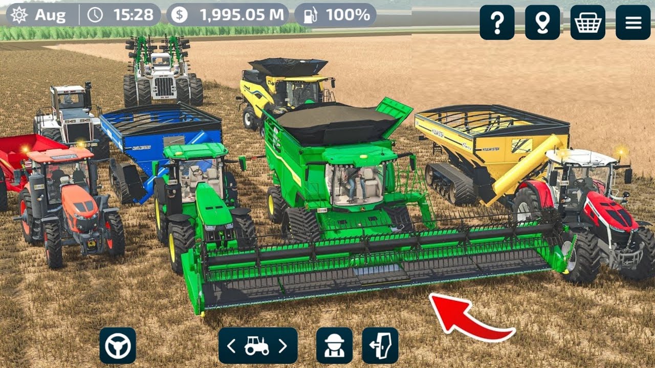 Farming simulator 25 mobile ! FS23 Harvestig Oat ! FS 23 New mods ...