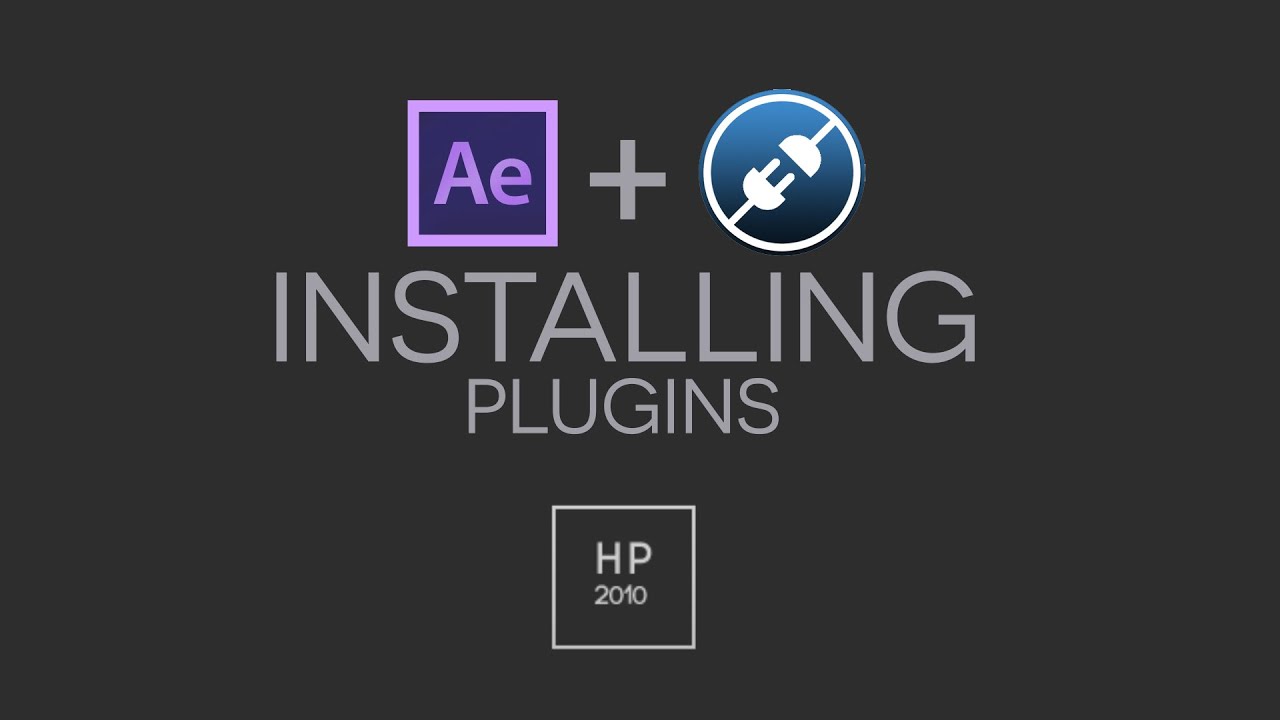 How To Install Any Plugin In Aftereffects - YouTube