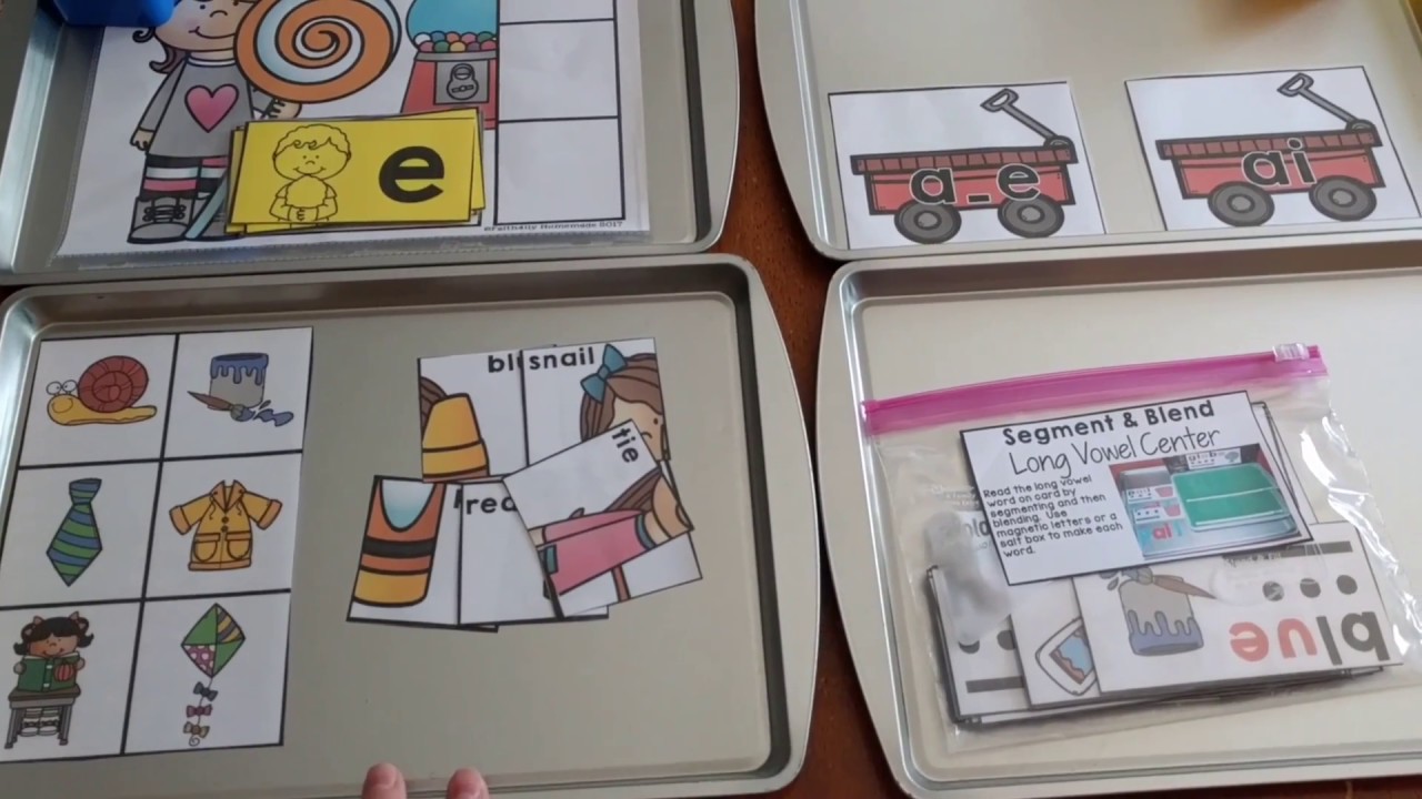 Activities for Teaching Long Vowel Sounds - YouTube