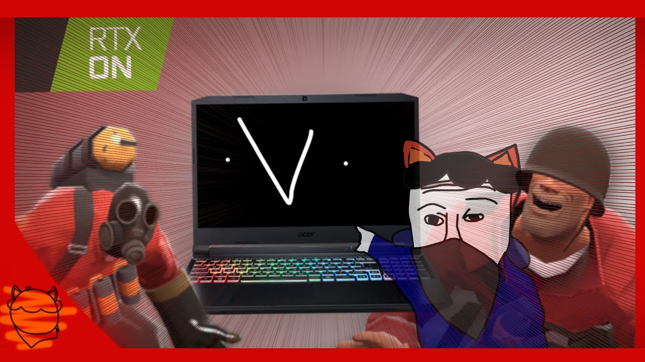 Testing out tf2 on my new laptop - YouTube