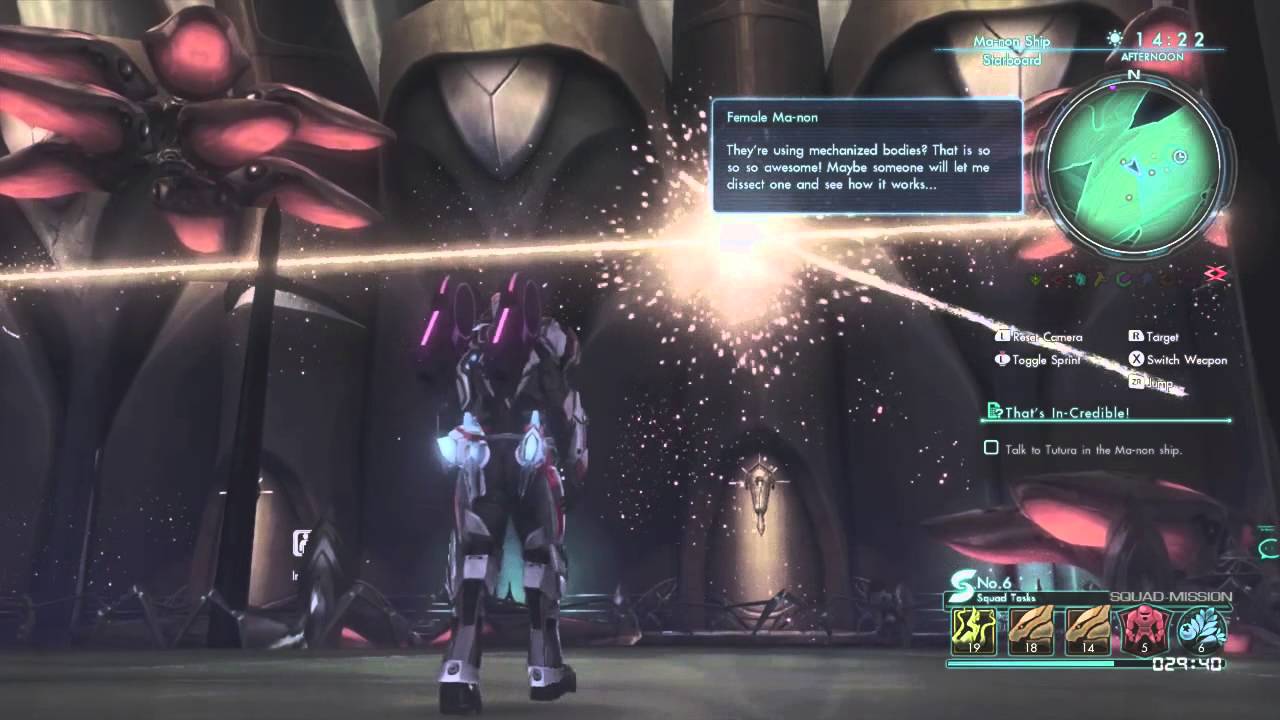 Xenoblade Chronicles X - Enter the Ma-non Ship - YouTube