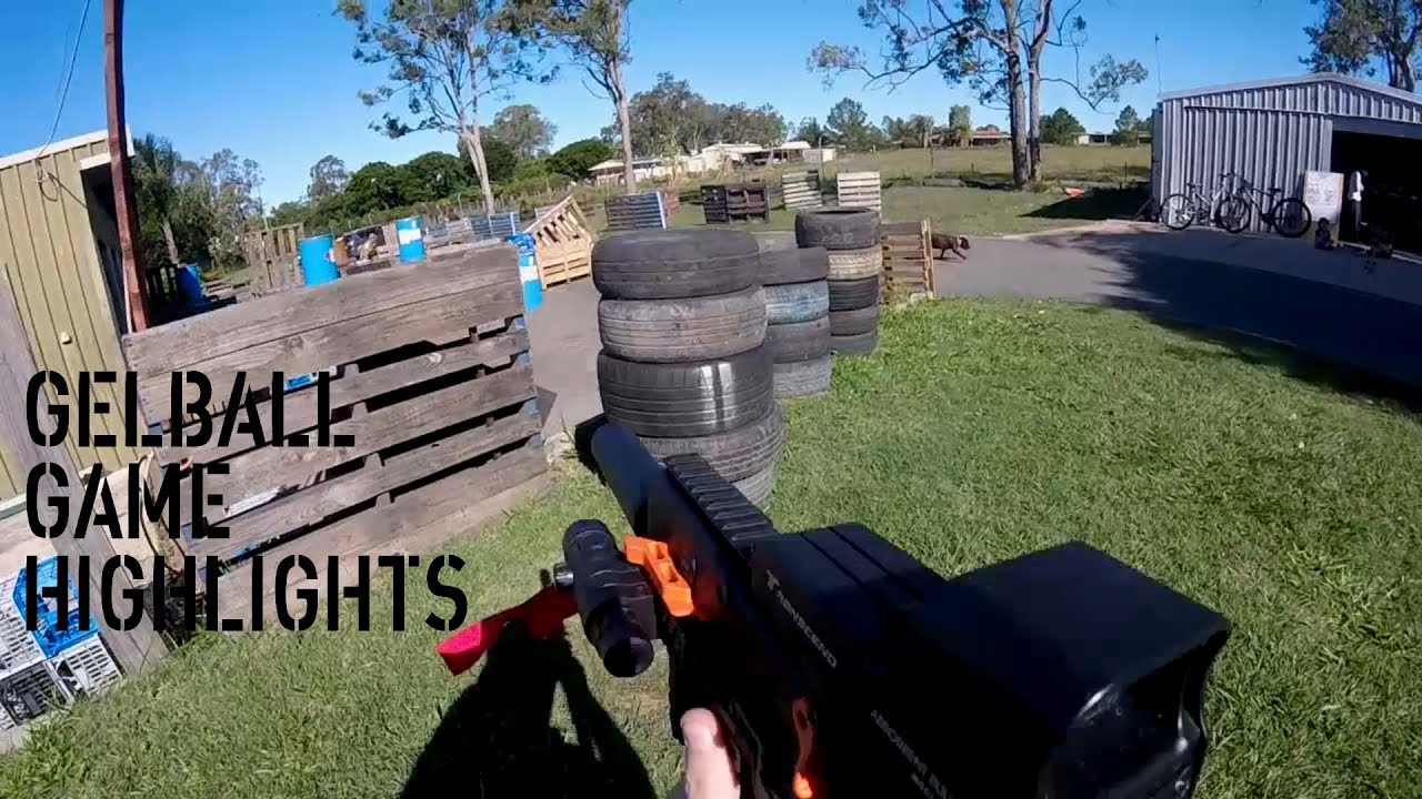 Highlight Reel Of Gel Blaster Games - YouTube