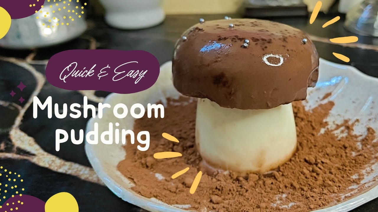 Mushroom pudding| easy recipe|mushroom jelly|easysweetrecipe|craving ...
