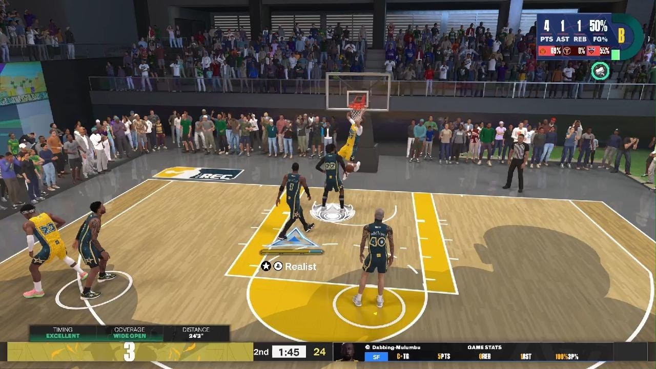 NBA 2K24 OTF OTFForever REC vs NFL Player - YouTube