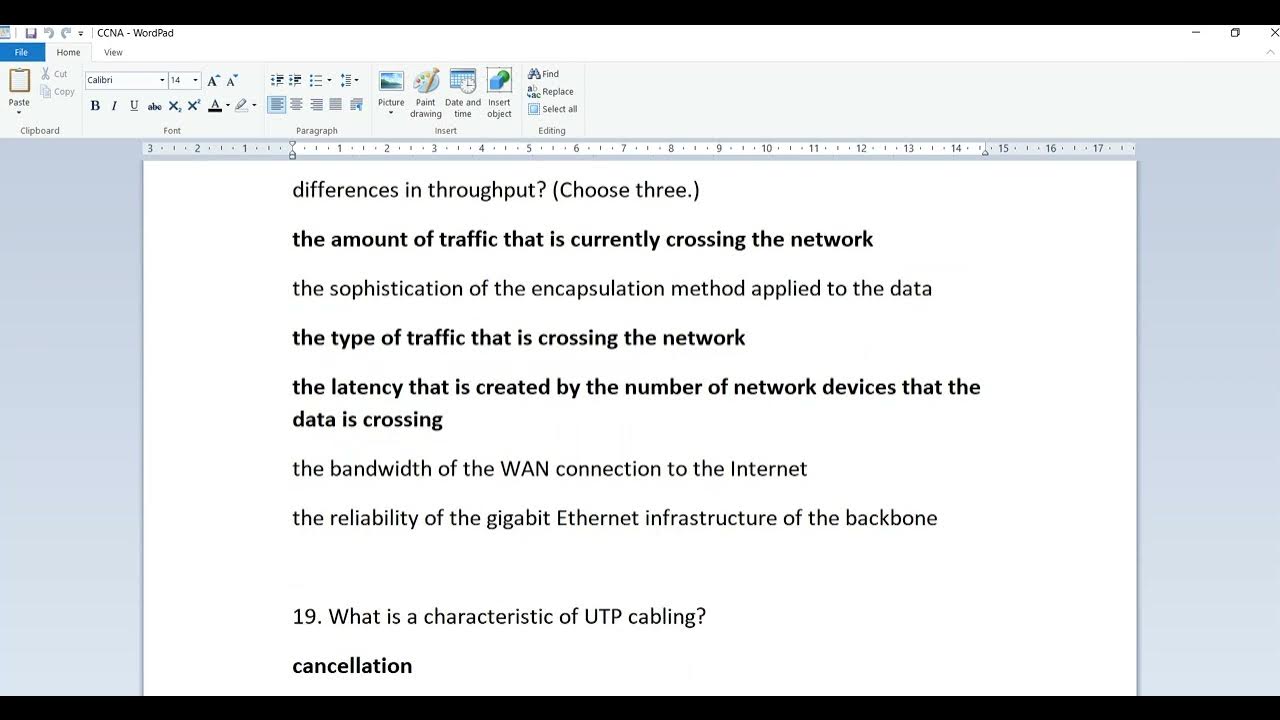 CCNA 1 Final Exam Answers 2023 (v5.1+v6.0) Introduction to Networks part 1, 77questions - YouTube